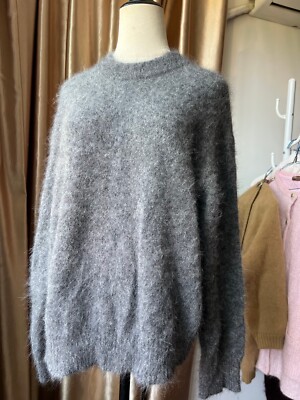Angora Wool Sweater Blended Jumper Super Soft Fluffy Fuzzy Pullover ...