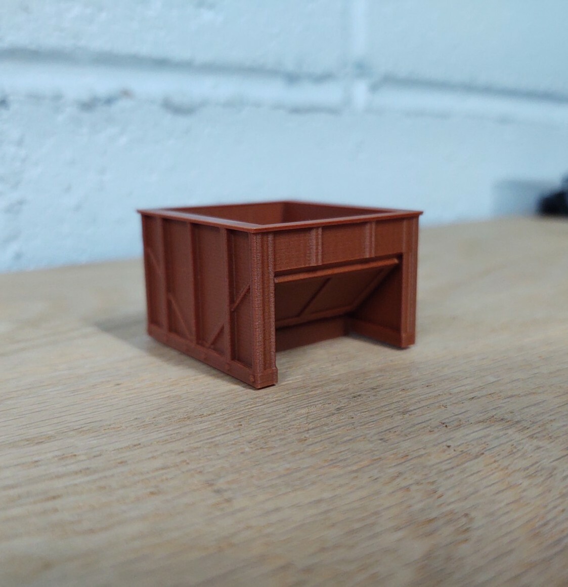 On30 Scale 6ft V BODY SIDE DOOR HOPPER shell. No trucks/couplers. 3D ...