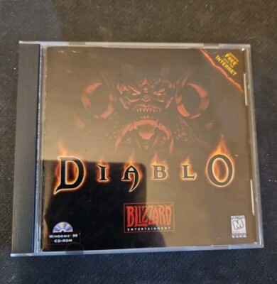 Diablo Win 95, Blizzard Windows CD-ROM PC Game Lord Of All Evil Mature ...