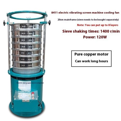 Model 8411 Electric Vibrating Sifter Sieving Machine Shaking Sieve ...