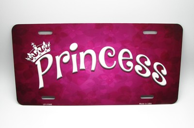 PRINCESS DIVA QUEEN METAL CAR LICENSE PLATE AUTOTAG | eBay