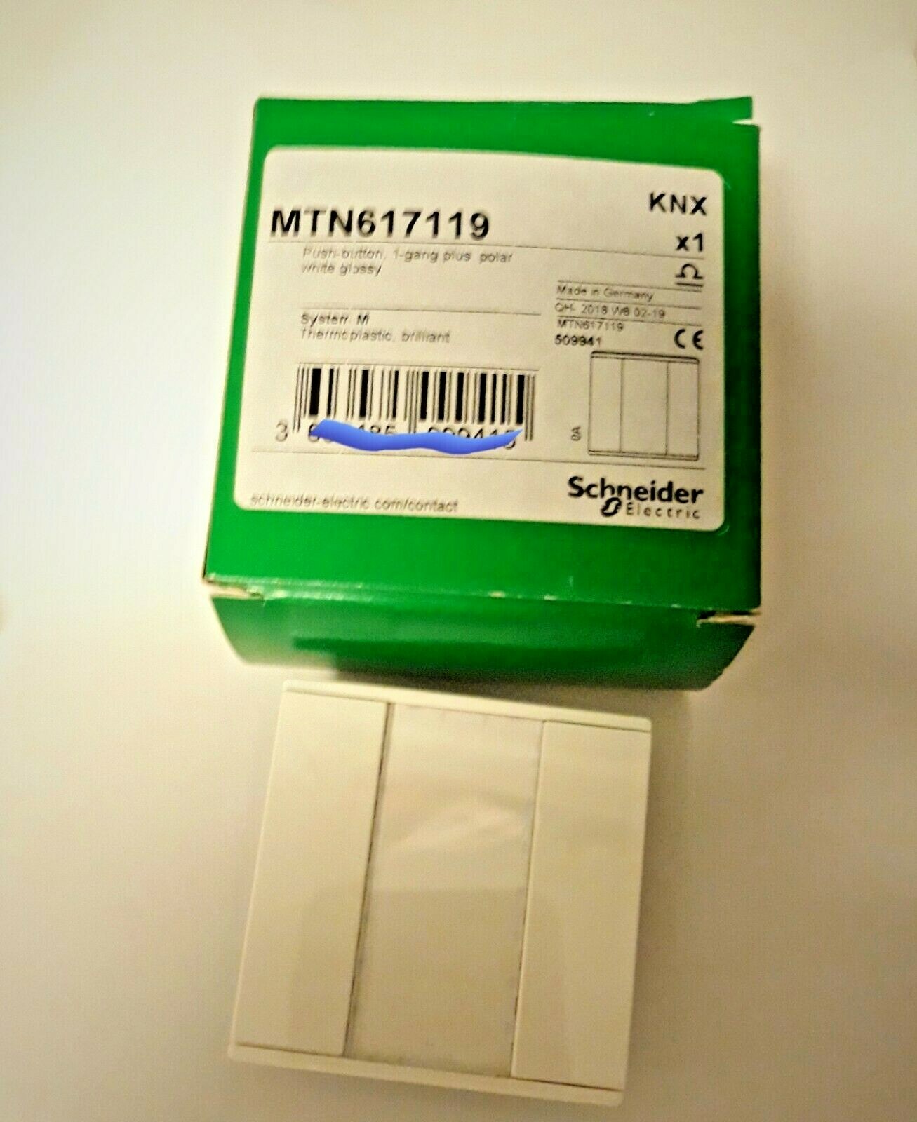 Schneider Electric MTN 617119 Push-button, 2-gang+frame | eBay