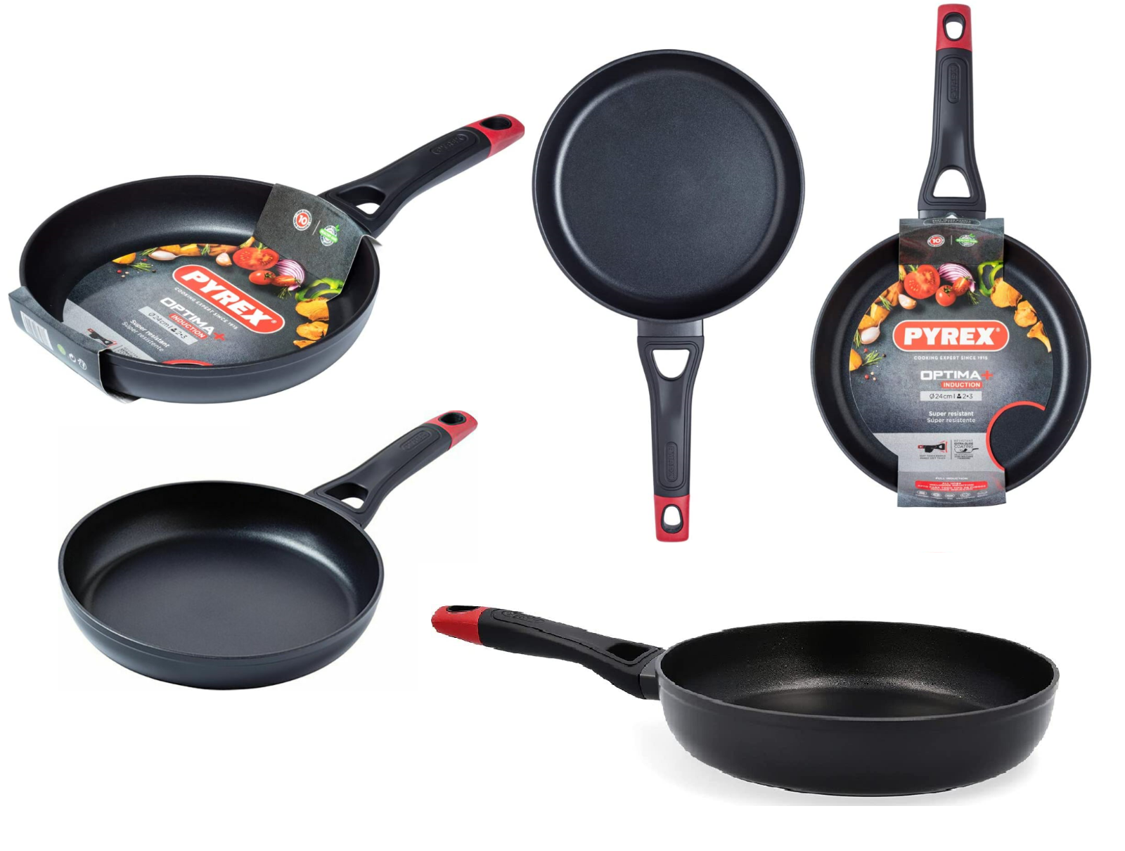 Pyrex Non Stick Frying Pan Cooking for All Hobs 20/24/26/28 cm Daily ...