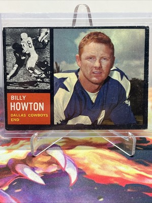 vintage 1962 TOPPS card #42 --Billy Howton, Dallas Cowboys, End | eBay ...