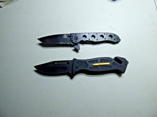 Smith & Wesson CK115 and FT Tactical With Slot Cutter. Folding Pocket ...