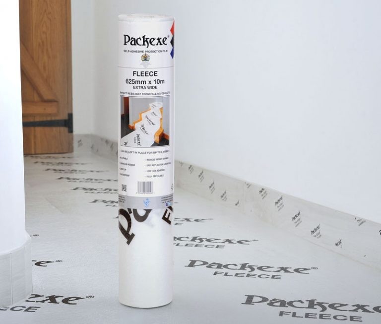Packexe Self Adhesive Protection Film Fleece 625mm x 10m Surface Impact ...