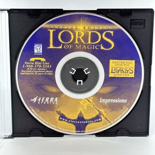 Lords of Magic: Special Edition (PC, 1998) Game Only 20626705820 | eBay