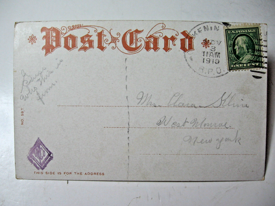 1907 era Atlantic Boat Club House, Hoboken, New Jersey postcard | eBay