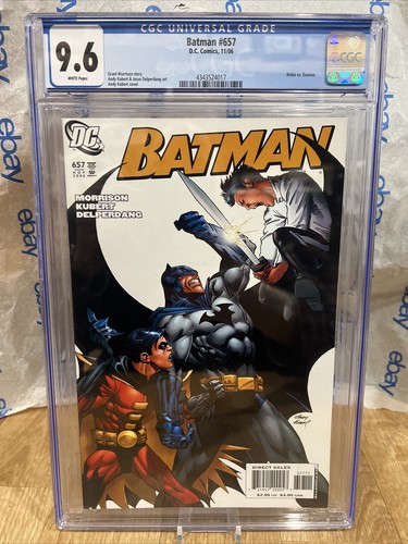 Batman #657. CGC 9.6. DC Comics 11/06. 1st Cover Appearance of Damian ...
