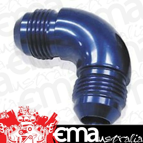 Aeroflow AF522-08-08 90 Deg 1/2" to -8AN Full Flow Blue No Restriction ...