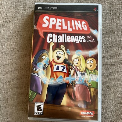 Spelling Challenges and More! Game| Sony PSP, 2007| Rated E ...