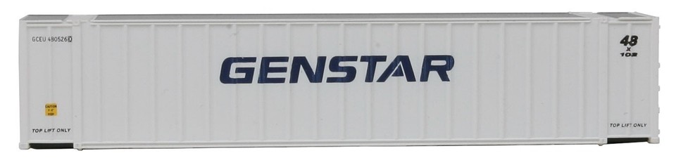 Walthers N Scale ~ New 2025 ~ Genstar ~ 48' Ribbed Container ~ 949-8844 ...
