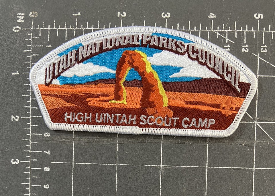 Utah National Parks Council CSP Patch Boy Scouts BSA High Uintah Scout ...