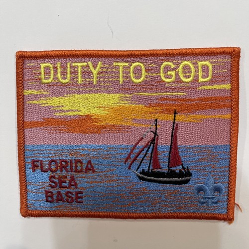 BSA FLORIDA SEA BASE DUTY TO GOD MINT PATCH!! | eBay