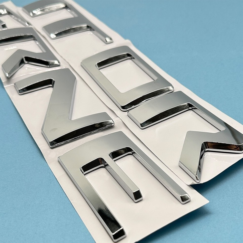 2022-2024 Nissan Frontier CHROEM 3D Raised Tailgate Letters Badge | US ...