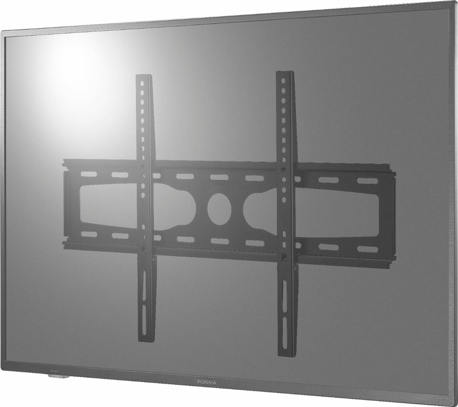 Best Buy essentials- Fixed TV Wall Mount for Most 3790" TVs - Black ...