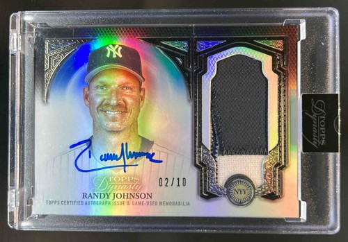 2023 Topps Dynasty Randy Johnson Patch Auto #2/10 Yankees | eBay