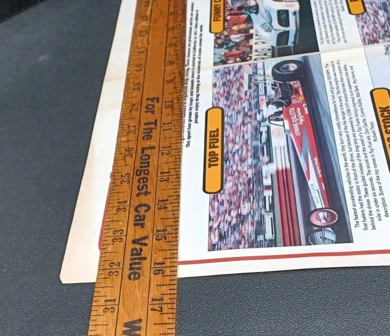 Vintage Super Stock Magazine Class Acts Drag Racing NHRA Poster | eBay