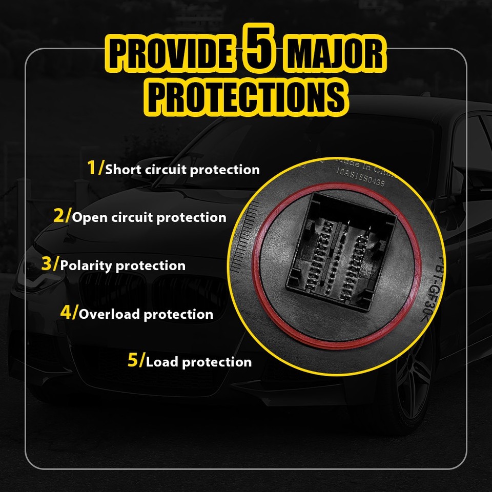 63117492028 2X LED Headlight Control Module Ballast For BMW F30 F31 F80 ...