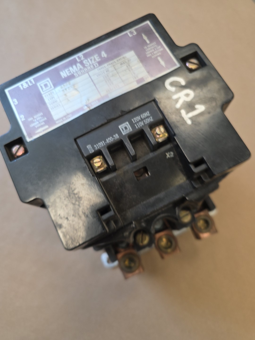 Square D Nema Size 4 Motor Starter 8502 SFO2 110V Coil 100hp | eBay