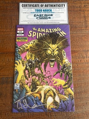 AMAZING SPIDER-MAN #15 TODD NAUCK SIGNED 316 HOMAGE VARIANT 2025 FIRST ...