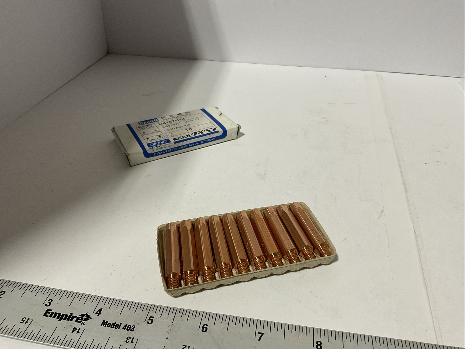 OTC Daihen U4167H14 Contact tip Lot Of 27 Tips Never Used | eBay