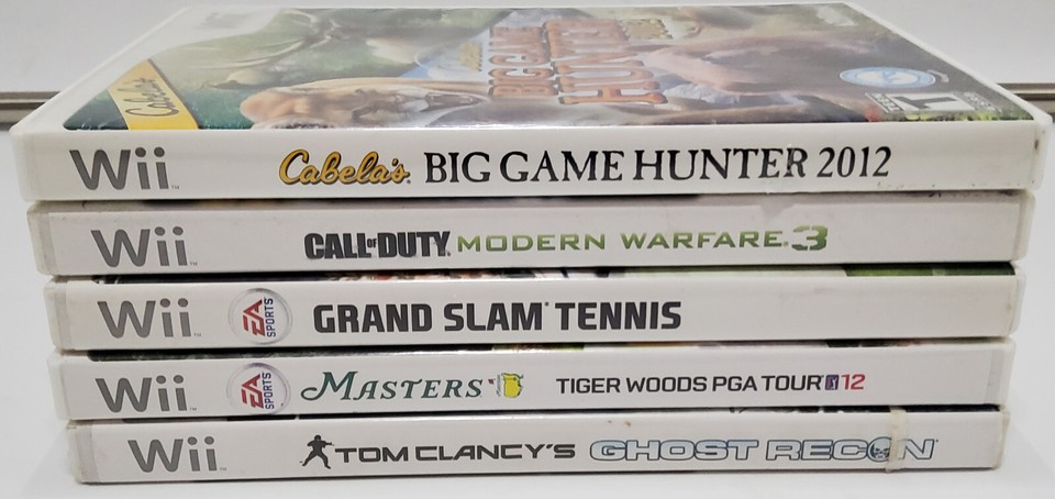 Lot of 20 Nintendo Wii Games Cabelas Hunting Rapala Fishing Sports CIB ...