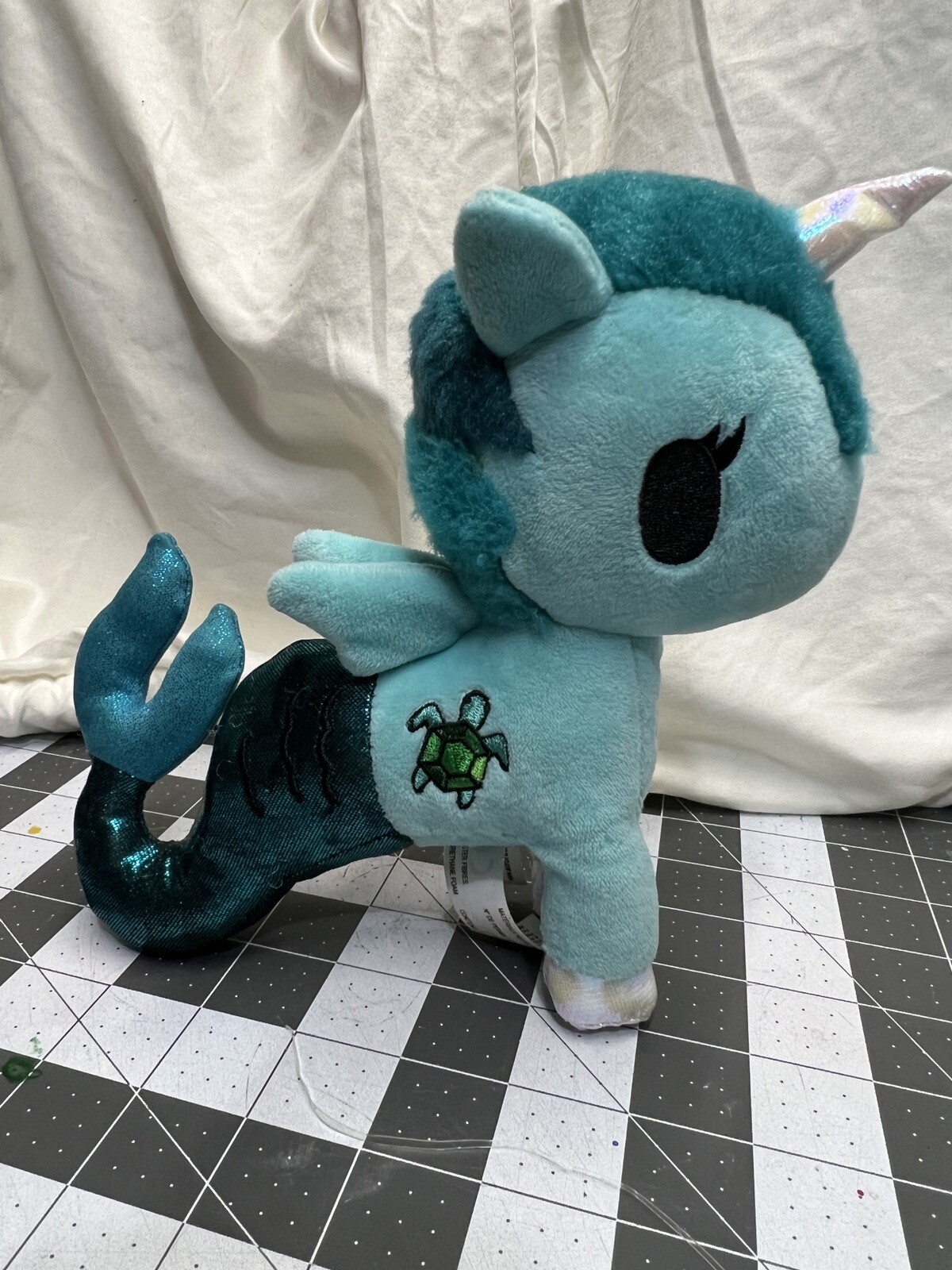 Tokidoki Cerulean Mermicorno Plush Toy Shimmer Teal Unicorn Mermaid ...