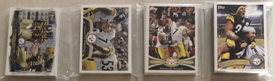 2004-2014 Topps Pittsburgh Steelers Team Sets/Lot/Inserts NM or Better ...