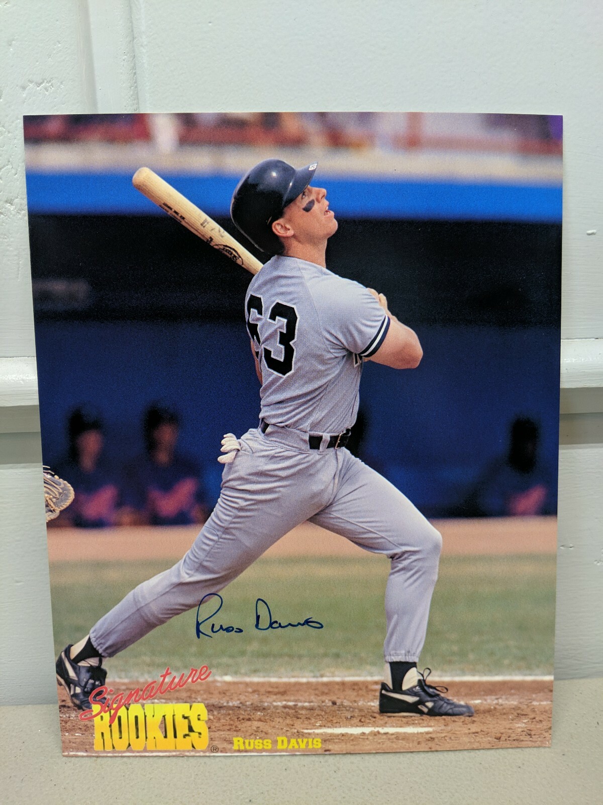 ORIGINAL 8X10 SIGNATURE ROOKIES AUTOGRAPHED PHOTOGRAPH- RUSS DAVIS | eBay