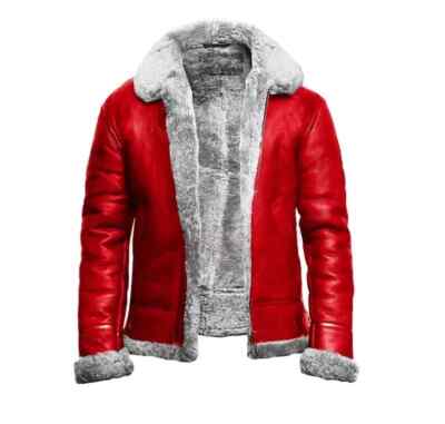 Red A2 Exquisite Coat Santa claus Chirstmas Fashion Leather Santa ...