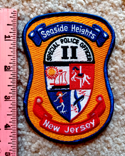SEASIDE HEIGHTS, New Jersey, Special Police shoulder patch : LAST ONE ...