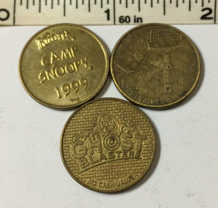 #3357 - LOT OF (3) KNOTT'S * CAMP SNOOPY * TOKENS * | eBay