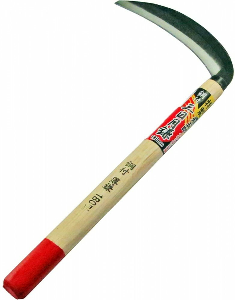 Japanese Daigoro Steel Grass Rice Sickle Wooden Handle KAMA 180mm 31194 ...