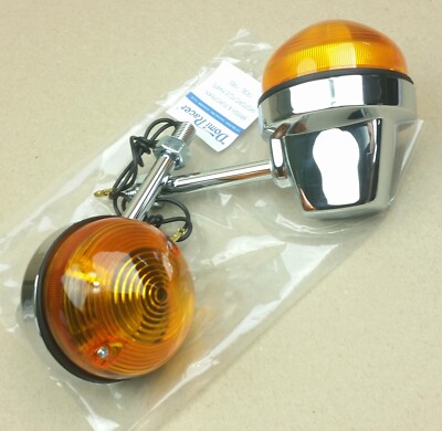 Triumph Norton BSA Lucas Type Indicators 3" Short Stem Pair NOS ...