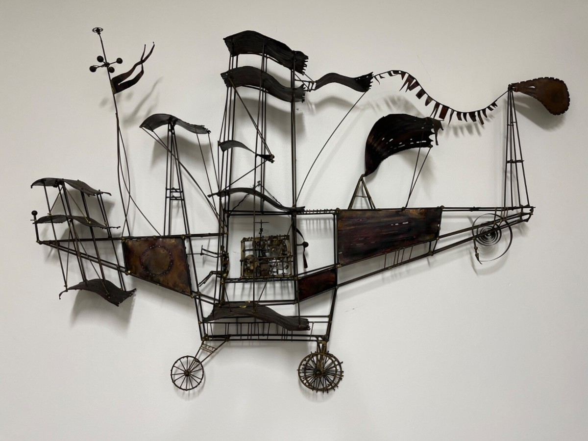 Vintage Flying Machine 3dRose Lsp_102667_2 Vintage Steampunk Flying