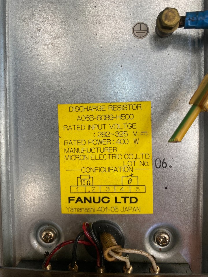 1 PC X FANUC A06B-6089-H500 Discharge Resistor 400W | eBay