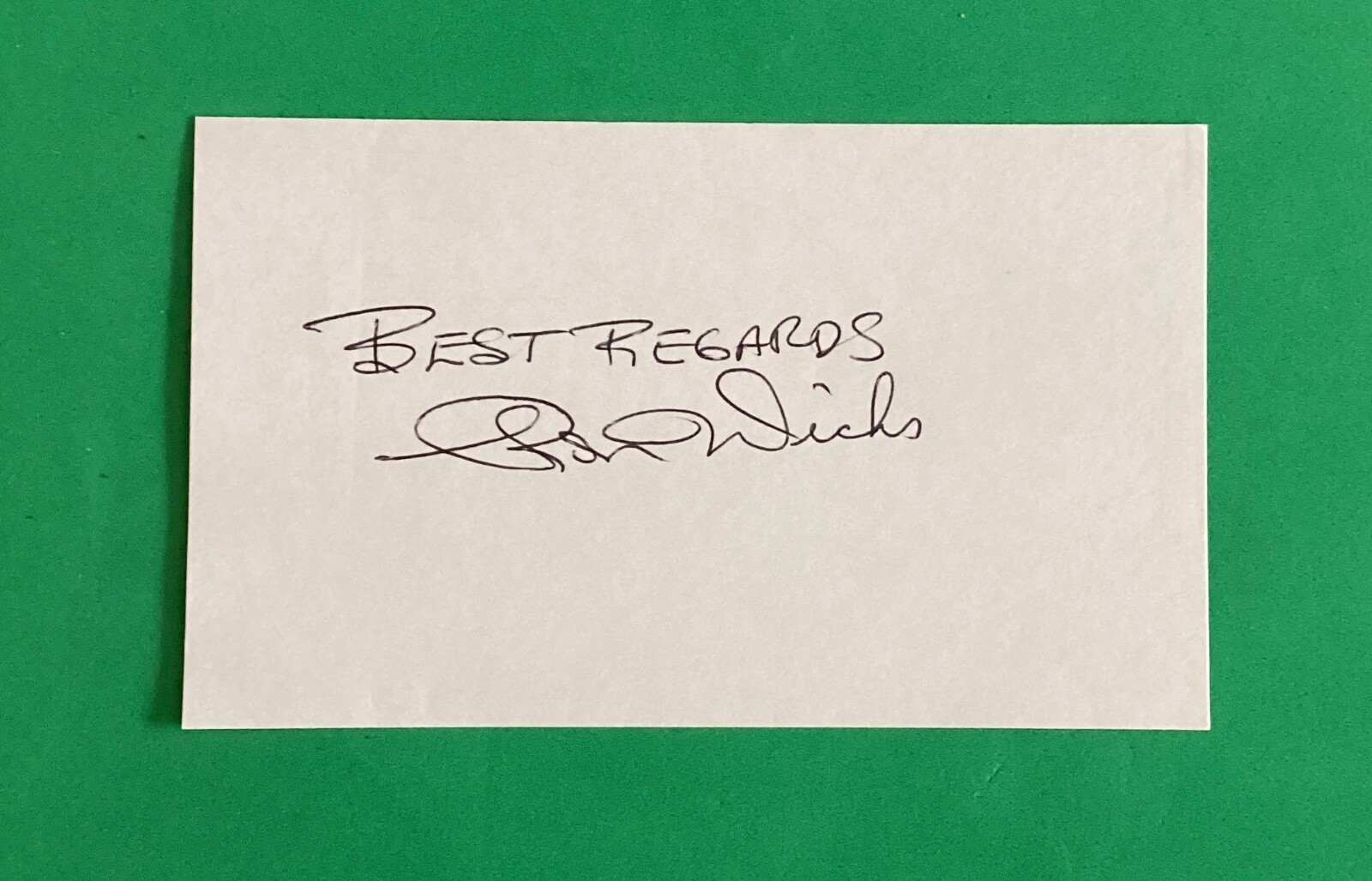 Ron Wicks - Signed Index Card - NHL Referee | eBay