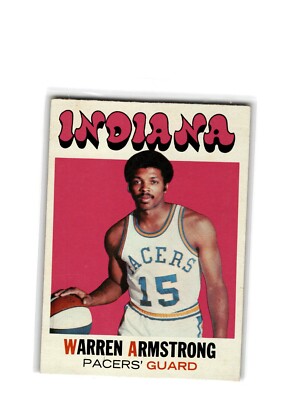 Warren Armstrong 1971-72 TOPPS BASKETBALL #188 SET BREAK ABA (B) | eBay