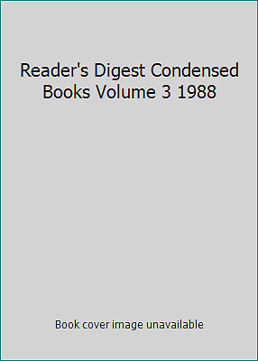 Reader's Digest Condensed Books Volume 3 1988 by Reader's Digest | eBay