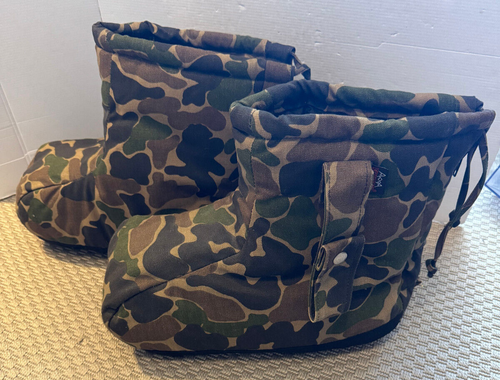 Icebreaker Boot Covers Medium Duck Camo Insulated Warmers Very Light ...