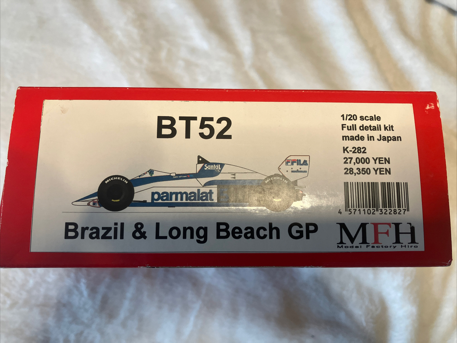 Model Factory Hiro 1/20 Kit Brabham BT52 Brazil And Long Beach GP K-282 ...