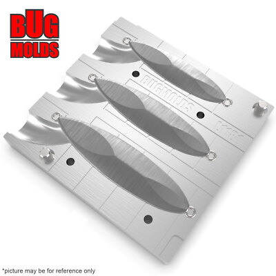 FishingSinkerMold Aluminium FishingMold Lure making Lead Molds Pilker ...