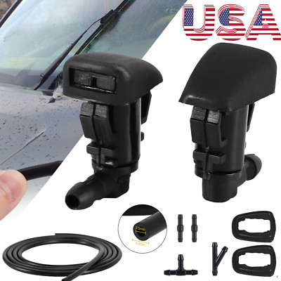 Windshield Wiper Water Washer Spray Nozzle Jet For Jeep Grand Cherokee ...