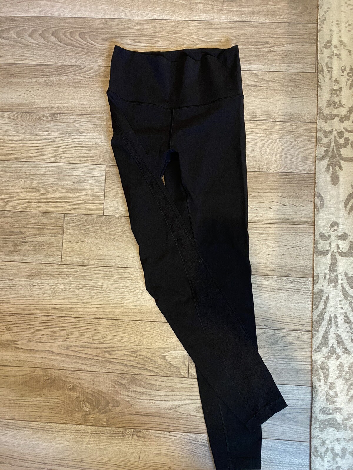 lululemon lace trim high waisted leggings size 6 - Gem