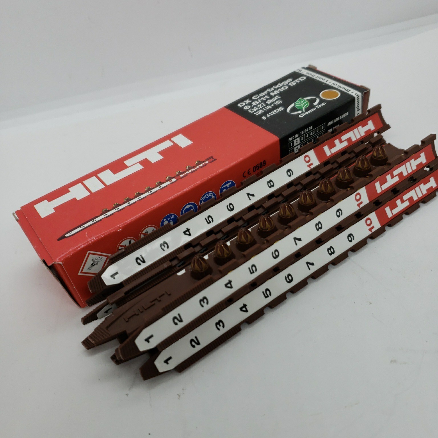 NEW Hilti 6.8/11 M10 DX Cartridge Clean-Tec Powder Cartridges STD Brown ...