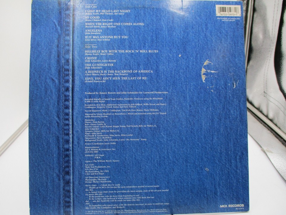 JOHN SCHNEIDER "You Ain't Seen The Last Of Me!" LP Record VG++ ...