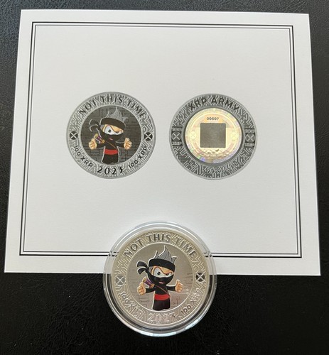 Rare .999 Fine Silver XRP Army Coin with 100 XRP - Limited Edition of ...
