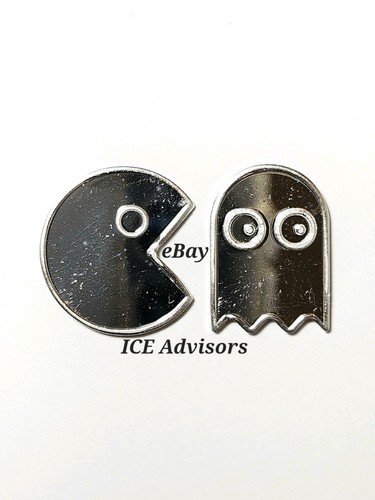 Pac Man & Ghost 1 Gram .999 Fine Silver Bar 🆕 | eBay
