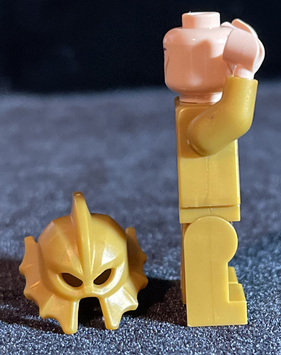 Lego Minifigure Atlantean Guard (SH430) Angry Expression From Set 76085 ...